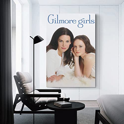 ENZD Gilmore Girls Tv Show Poster Posters for Room Aesthetic 90s Poster Decorative Painting Canvas Wall Art Living Room Posters Bedroom Painting 12x18inch(30x45cm)