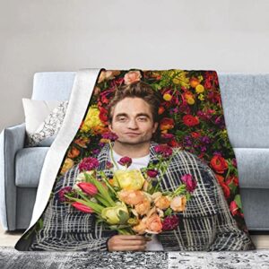 robert pattinson blankets soft and warm throw blanket ultra-soft micro blanket lightweight blankets 60″x50″