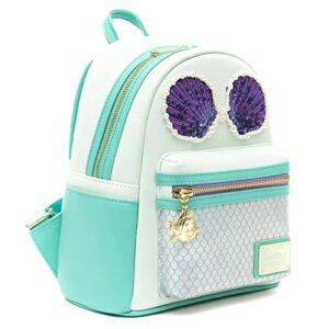 Loungefly Disney Mini Backpack, The Little Mermaid Ariel Sequins & Pearls, Multicolor