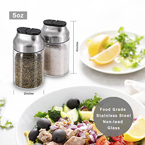 Aelga Olive Oil Dispenser and Glass Salt and Pepper Shakers