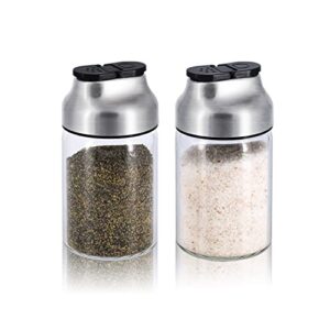 Aelga Olive Oil Dispenser and Glass Salt and Pepper Shakers