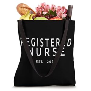 Registered Nurse Est. 2023, Nursing School, Graduation Tote Bag