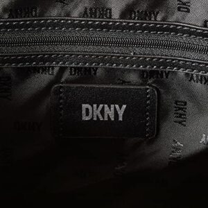 DKNY Abby Th Satchel, Black/Silver