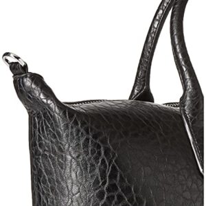 DKNY Abby Th Satchel, Black/Silver