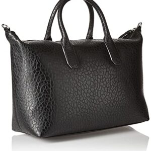 DKNY Abby Th Satchel, Black/Silver