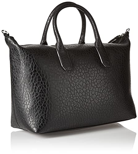 DKNY Abby Th Satchel, Black/Silver