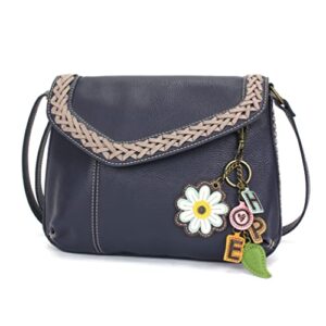 braided boho crossbody – charming charms daisy+hope – navy