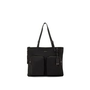 tumi voyageur cody expandable tote – black/gunmetal