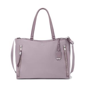 tumi voyageur valetta large tote – lilac