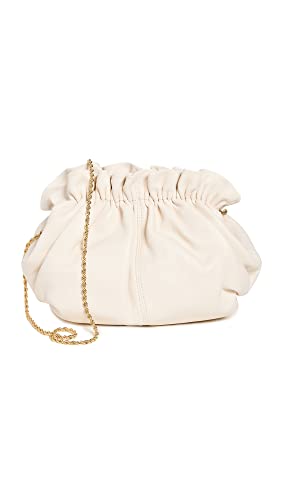 Loeffler Randall Women's Willa Mini Cinch Clutch, Cream, Off White, One Size