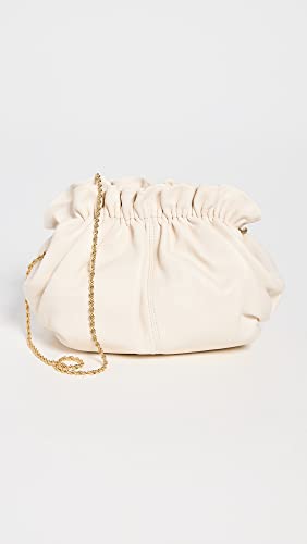 Loeffler Randall Women's Willa Mini Cinch Clutch, Cream, Off White, One Size