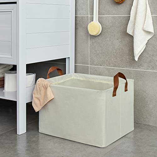 GRANNY SAYS Bundle of 2-Pack Storage Bins with Handles & 1-Pack Hanging Storage Shelves