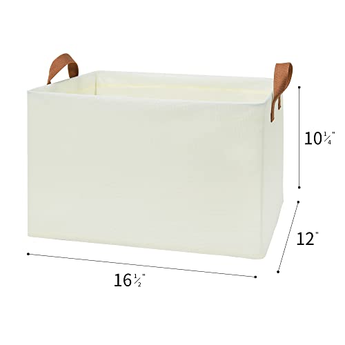 GRANNY SAYS Bundle of 2-Pack Storage Bins with Handles & 1-Pack Hanging Storage Shelves