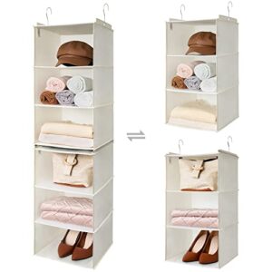 GRANNY SAYS Bundle of 2-Pack Storage Bins with Handles & 1-Pack Hanging Storage Shelves