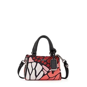 tumi voyageur valetta micro tote – small swallowtail print