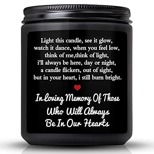 Memorial Candles Gifts for Loss, Condolences Gifts Sympathy Gifts Bereavement Gifts for Loss of Loved One Scented Candle Gifts for Grief, Funeral, Remembrance, Memory Home Decorations