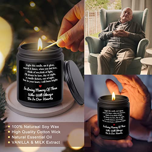 Memorial Candles Gifts for Loss, Condolences Gifts Sympathy Gifts Bereavement Gifts for Loss of Loved One Scented Candle Gifts for Grief, Funeral, Remembrance, Memory Home Decorations