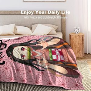 OYYFECC Anime Blanket Throw Flannel Fleece Warm Blankets Comfortable Bedding for Kids Adults Gifts Bed Sofa Living Room 50"X40"