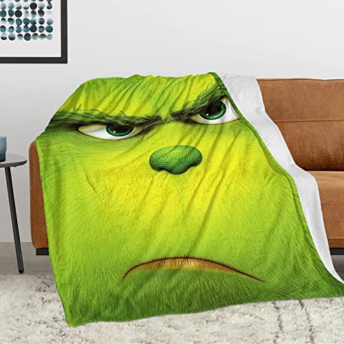 Funny Cartoon Throw Blanket Super Soft Christmas Blanket for Home Bed Sofa Picnic Christmas-003 60"x50"