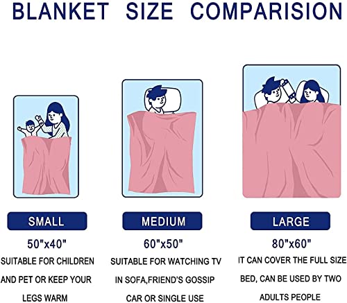 Funny Cartoon Throw Blanket Super Soft Christmas Blanket for Home Bed Sofa Picnic Christmas-003 60"x50"