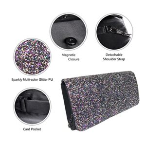 sioglam Rhinestone Evening Clutch Sparkling Diamonated Purse for Women Girls Prom Cocktail Party Wedding Night Out Bag