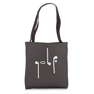 cool golf design for golfer men or women tote bag