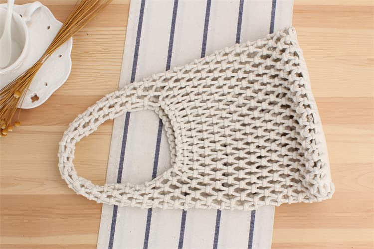 Naimo Straw Beach Bag Large Woven Rattan Shoulder Bag Fishing Net Handbag Cotton Rope Tote Summer Crochet Hobo Bag