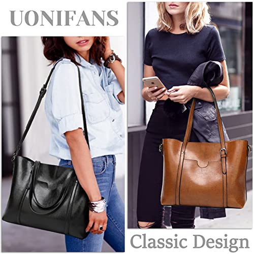 Purses and Handbags for Women Vegan PU Leather Tote Purse Top Handle Satchel Vintage Crossbody Shoulder Bag (Green)