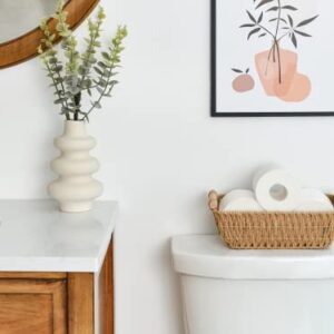 StorageWorks Round Paper Rope Storage Baskets