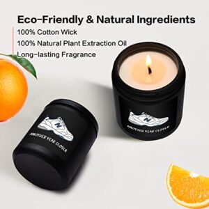 Birthday Gifts for Men- Another Year Closer Soy Candle, 30th 40th 50th 60th 70th Happy Birthday Gift for Father,Grandfather, Brother,Coworker,Uncle,Husband,Friend, w/Fresh Citrus Scent 50 Hr Burn