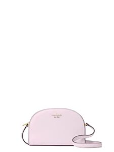 kate spade perry dome saffiano leather crossbody bag purse handbag (pale amethyst)