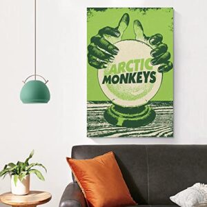 Hitecera Posters Arctic Monkeys Music Poster Decorative Painting Canvas Wall Posters and Art Picture Print Modern Family Bedroom Decor Posters 12x18inch(30x45cm)