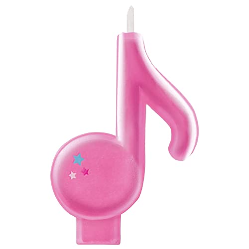 Internet Famous Music Note Birthday Candle - 4" x 3" | 1 Pc.