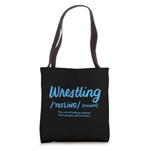 Wrestling Definition Tote Bag