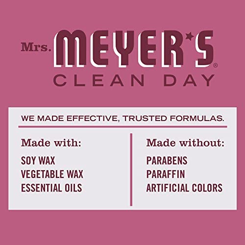 Mrs. Meyer’s Clean Day Scented Soy Candle, Mum Scent (7.2 Ounce, Pack of 3)