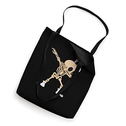 Happy Easter Funny Dabbing Bunny Skeleton Hunting Eggs Seaso Tote Bag