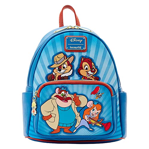 Loungefly Disney Chip and Dale Rescue Rangers Womens Double Strap Shoulder Bag Mini Backpack Purse…