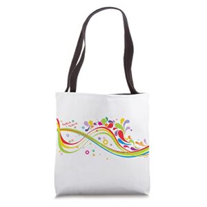 splish splash tote bag