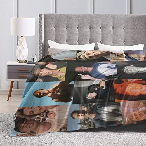 Drew Starkey Collage Ultra-Soft Micro Fleece Throw Blanket Warm Comfortable Versatile Blanket for Sofa and Travel