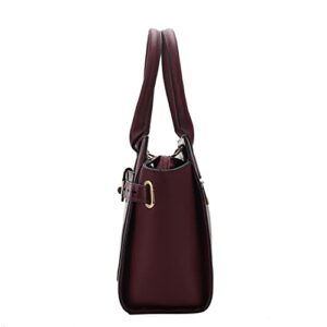 MKF Collection Satchel Bag for Women with Wristlet Wallet, Crossbody Handbag Top-Handle Purse