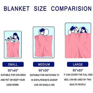 Super Soft Christmas Blanket Throw Flannel Fleece Blankets Bedding Gifts for Kids Adults Bed Sofa Living Room All Season 50"X40"