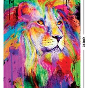 Rainbow King by Aimee Stewart - Non-Flocked Blacklight Poster 24" x 36"