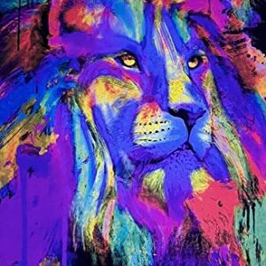 Rainbow King by Aimee Stewart - Non-Flocked Blacklight Poster 24" x 36"