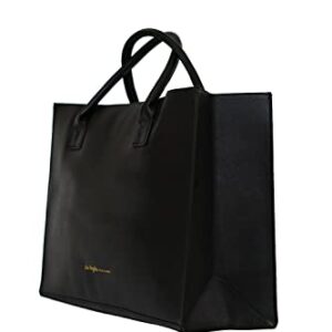 MODERN VEGAN TOTE - Fluent French (Black)