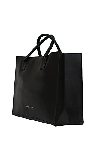 MODERN VEGAN TOTE - Fluent French (Black)