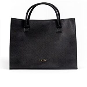 MODERN VEGAN TOTE - Fluent French (Black)