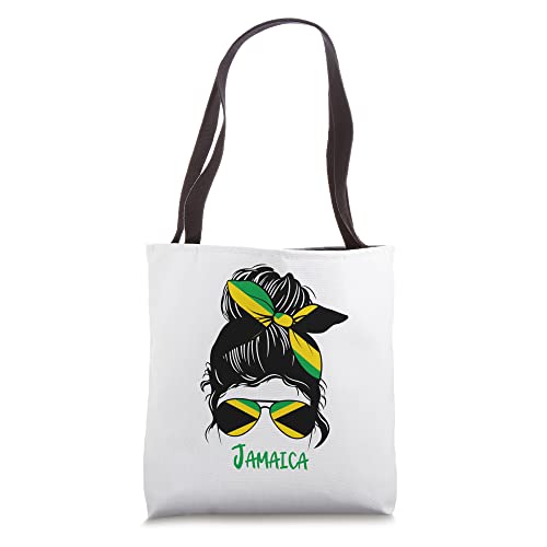 Jamaican Girl Jamaica girl Jamaica woman flag Tote Bag