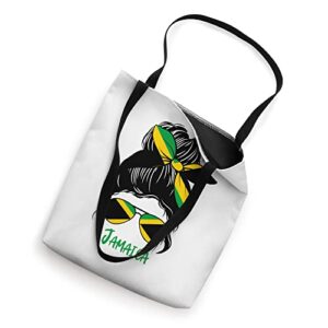 Jamaican Girl Jamaica girl Jamaica woman flag Tote Bag