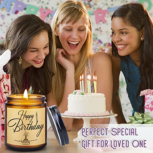 Birthday Gifts for Women Friends, Birthday Candle Gifts for Bestie, Friendship Gifts from Coworker, Love Gift to Mother/Dad, Candles Gifts to Sister, 30th 40th 50th, Soy Wax Lavender Scented Candle