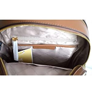 Michael Kors Abbey Jaycee Medium Backpack Vanilla Multi MK Signature